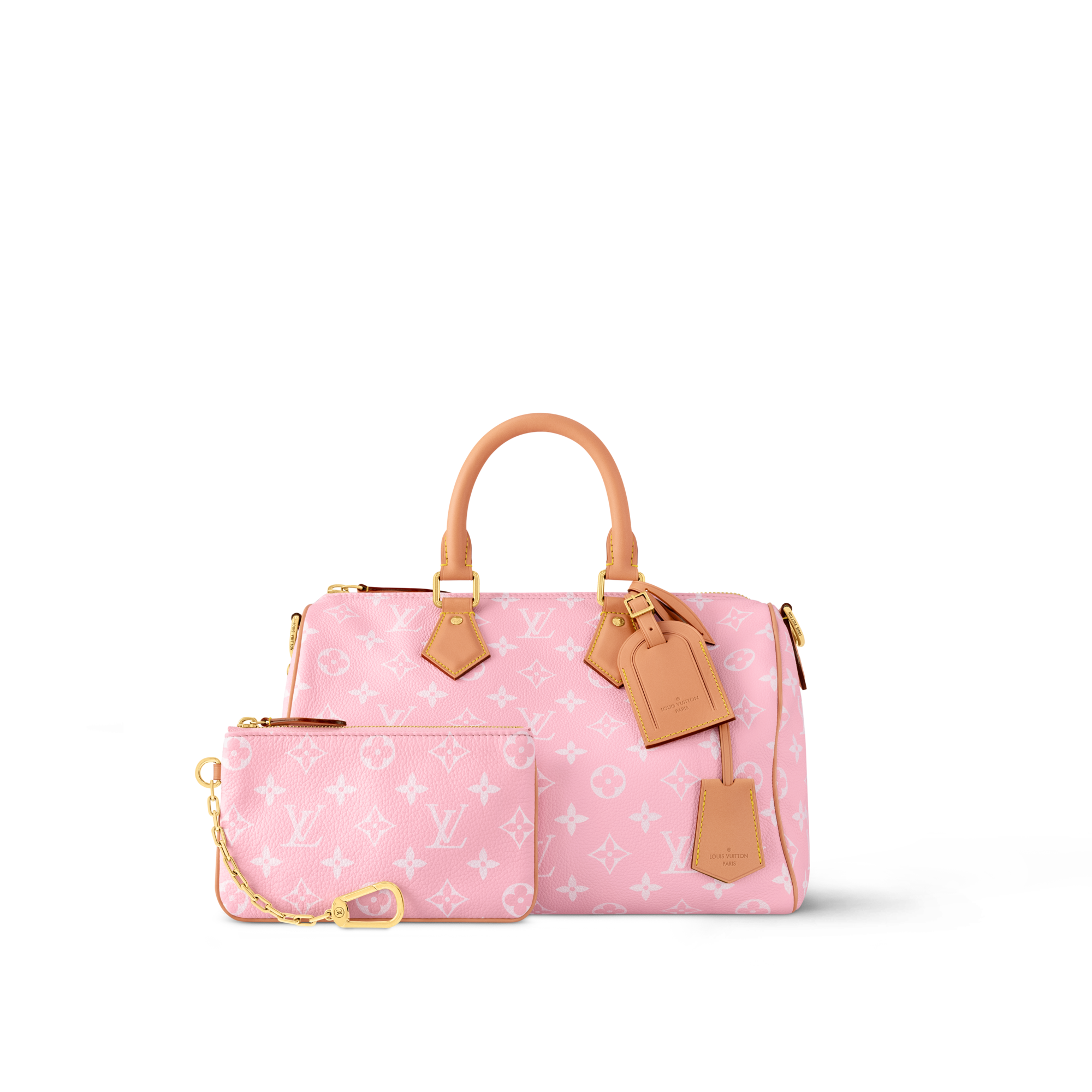 Speedy P9 Bandoulière 30 Bag - Luxury Autres Cuirs Monogram Pink | LOUIS VUITTON